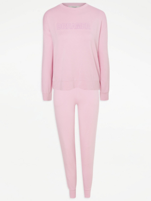 Pink Dreamer Long Sleeve Pyjamas | Lingerie | George at ASDA