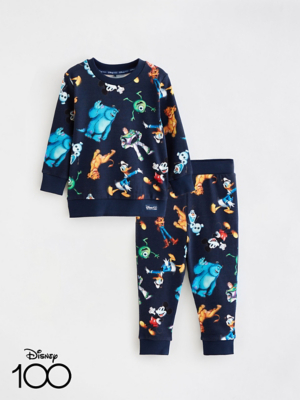 Disney 100 Pixar Navy Sweatshirt and joggers Outfit | Kids | George at ASDA