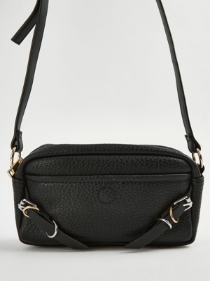 Black Textured Cross Body Camera Bag | Women | George at ASDA