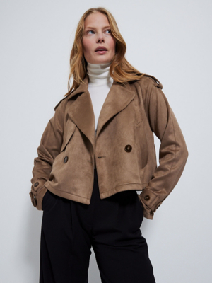 Camel Borg Lined Reversible Jacket | Women | George at ASDA