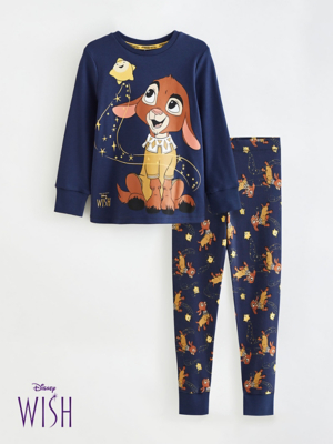 Disney Wish Valentino Navy Long Sleeve Pyjamas | Kids | George at ASDA