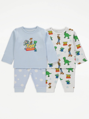 Disney Toy Story Pyjamas 2 Pack | Baby | George at ASDA