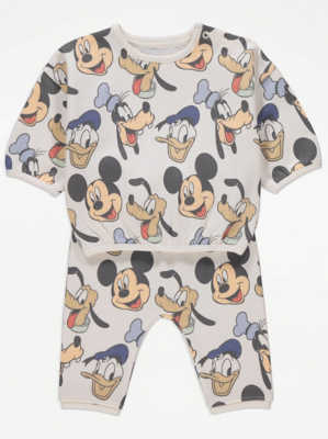 Disney Mickey & Friends Sweatshirt and Joggers Outfit | Baby | George ...