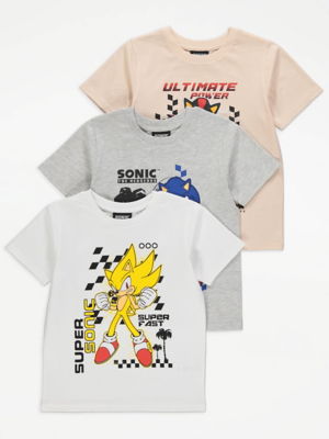 Sonic The Hedgehog Character Long Sleeve Top | Kids | George at ASDA