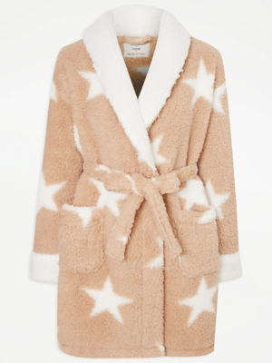 Tan Star Borg Dressing Gown | Lingerie | George at ASDA