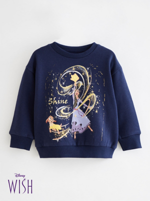 Disney Wish Navy Character Sweatshirt | Kids | George at ASDA