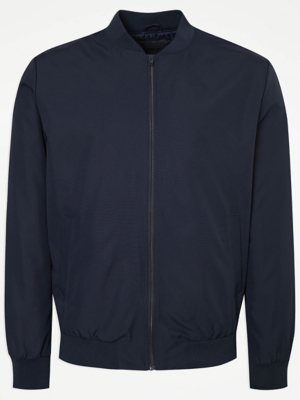 Navy Lightweight Bomber Jacket | Men | George at ASDA