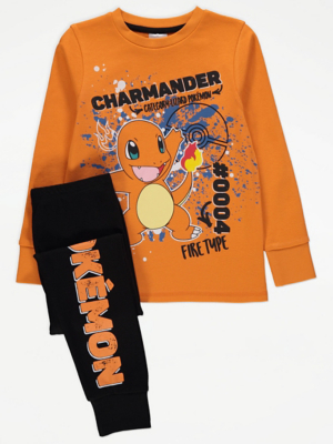 Pokemon Charmander Long Sleeve Pyjamas | Kids | George at ASDA