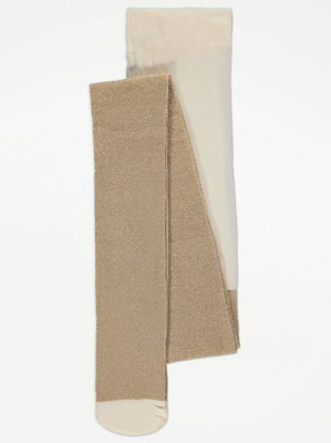 Gold Shimmer Tights | Kids | George at ASDA