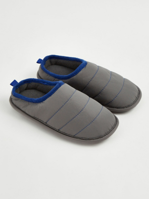 Black Padded Mule Slippers | Kids | George at ASDA