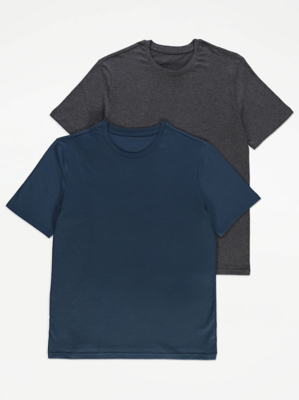 Blue Lounge T-Shirts 2 Pack | Men | George at ASDA