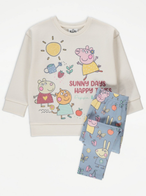 Peppa Pig Sunny Days Sweatshirt and Leggings Outfit | Kids | George at ASDA