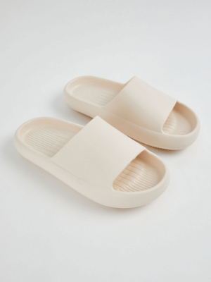 Cream Chunky Mule Sliders | Women | George at ASDA