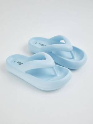 Black Squidgy Toe Post Sliders | Women | George at ASDA