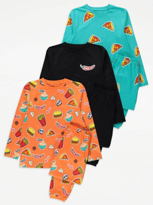 Do Not Disturb Short Pyjamas 3 Pack | Kids | George at ASDA
