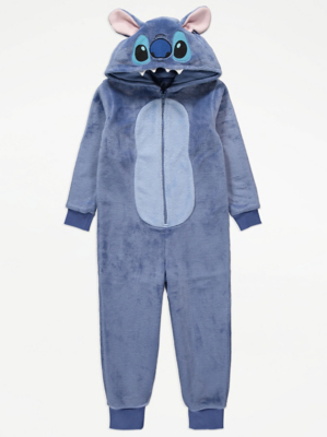 Disney Stitch Character Blue Sweat Onesie | Kids | George at ASDA