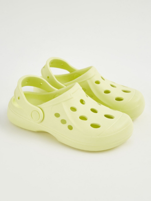 Lime Green Clogs | Kids | George at ASDA