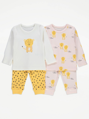Tractor Long Sleeve Pyjamas 2 Pack | Baby | George at ASDA