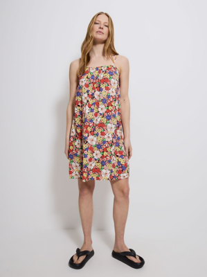 Abstract Floral Mini Sundress | Women | George at ASDA