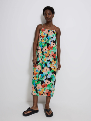 Floral Strappy Midi Sundress | Women | George at ASDA