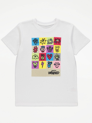 White Monsters Unboxed Graphic T-Shirt | Kids | George at ASDA