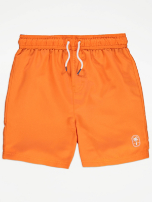 Orange Palm Tree Swim Shorts | Kids | George at ASDA