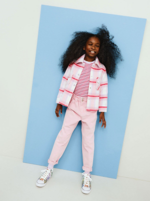 Light Pink Paper Bag Jeans | Kids | George at ASDA