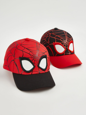 Marvel Spider-Man Caps 2 Pack | Sale & Offers | George at ASDA
