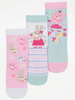 Peppa Pig and Friends Socks 3 Pack | Kids | George at ASDA