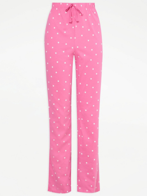 Pink Spotty Pyjama Bottoms | Lingerie | George at ASDA