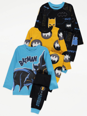 DC Comics Batman Logo Spray Paint Pyjamas | Kids | George at ASDA