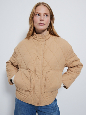 Camel Borg Lined Reversible Jacket | Women | George at ASDA