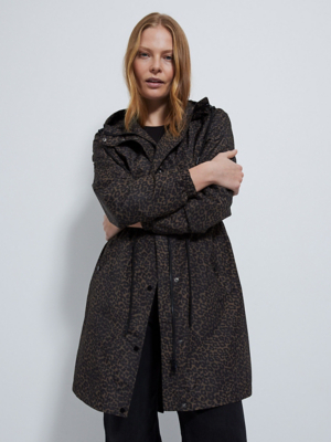 Brown Longline Rain Mac | Women | George at ASDA
