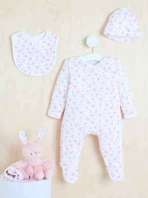 Billie Faiers Pink Floral Baby Gift Box 5 Piece Set | Baby | George at ASDA