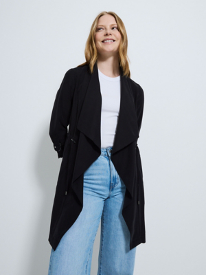 Black Waterfall Jacket | Women | George at ASDA