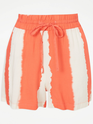 Orange Stripe Shorts | Women | George at ASDA