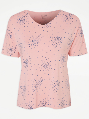 Pink Heart Pyjama Top | Lingerie | George at ASDA