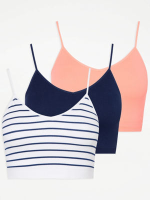 Seam Free Comfy Bras 3 Pack | Lingerie | George at ASDA