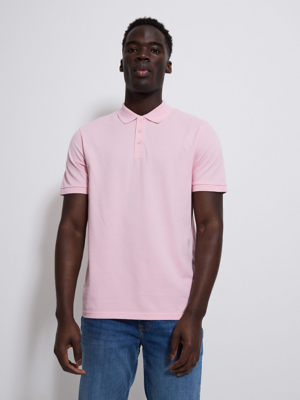 Light Pink Polo Top | Men | George at ASDA