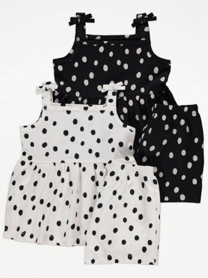 Spotty Top and Shorts Outfit 2 Pack | Kids | George at ASDA
