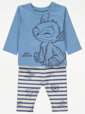 Disney Lilo and Stitch Top and Ribbed Leggings Outfit | Baby | George ...