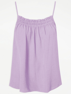 Lilac Button Up Strappy Cami Top | Women | George at ASDA