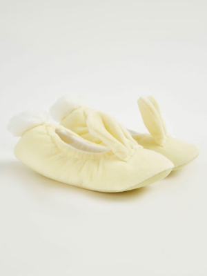 Light Yellow Bunny Slipper Socks | Kids | George at ASDA