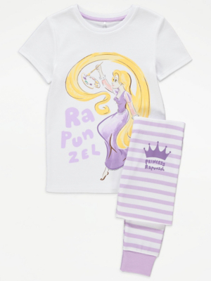 Disney Princess Rapunzel Striped Pyjamas | Kids | George at ASDA