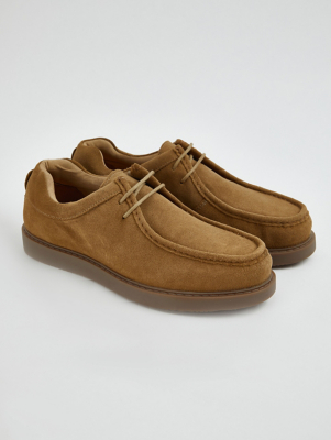 Tan Suede Moccasin Lace Up Shoes | Men | George at ASDA