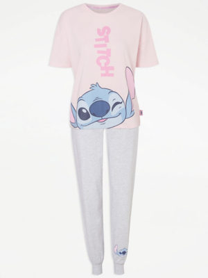 Disney Matching Lilo & Stitch Christmas Pyjamas | Women | George at ASDA