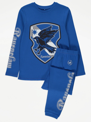 Harry Potter Ravenclaw Blue Long Sleeve Pyjamas | Kids | George at ASDA