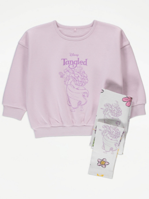 Disney Wish Lilac Sweatshirt and Leggings Outfit | Kids | George at ASDA
