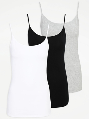 Brown Assorted Cami Tops 3 Pack | Women | George at ASDA