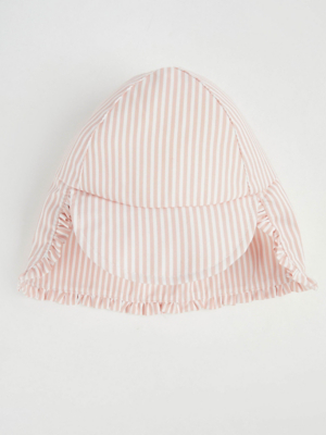Pink Striped Keppi Hat | Baby | George at ASDA